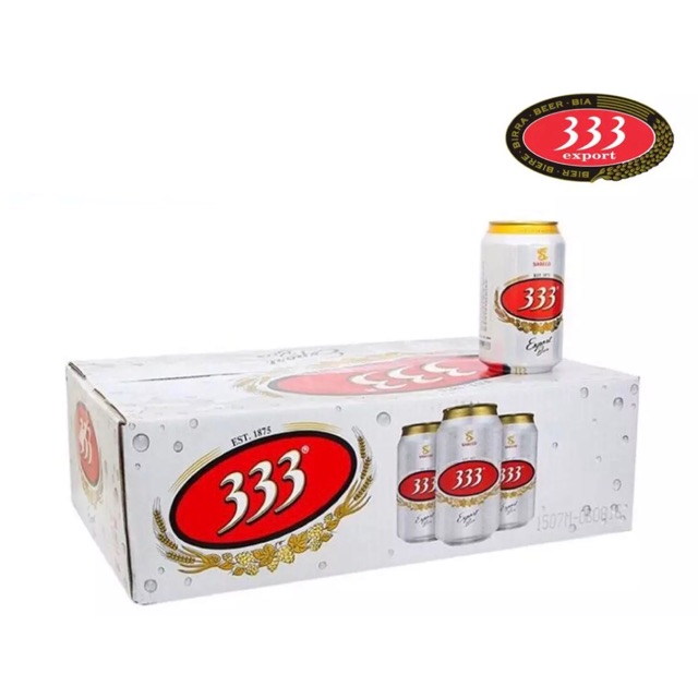 Thùng Bia 333 24 lon 330ml | Shopee Việt Nam