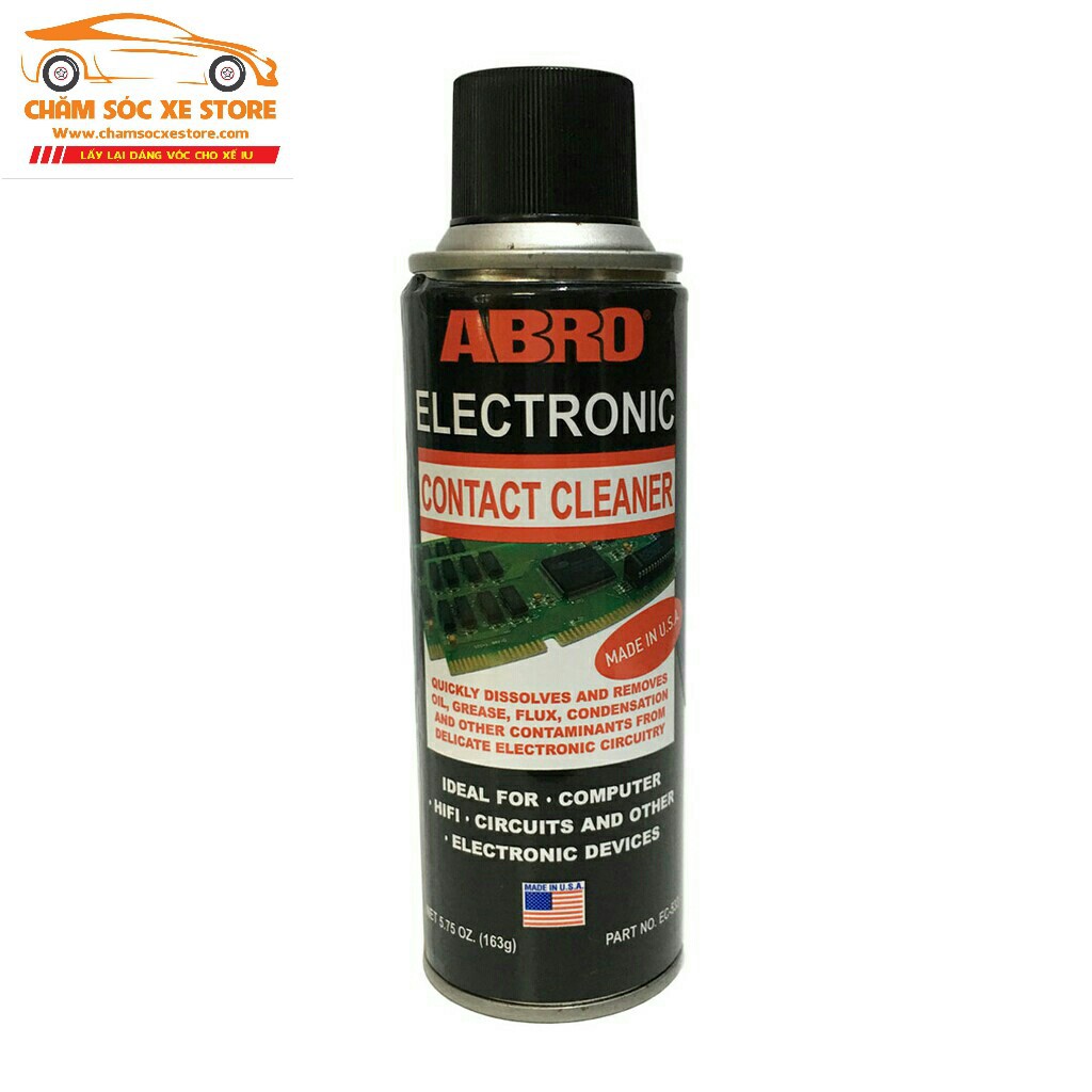 Dung dịch vệ sinh tiếp điểm điện tử ABRO EC-533 Electronic Contact ...
