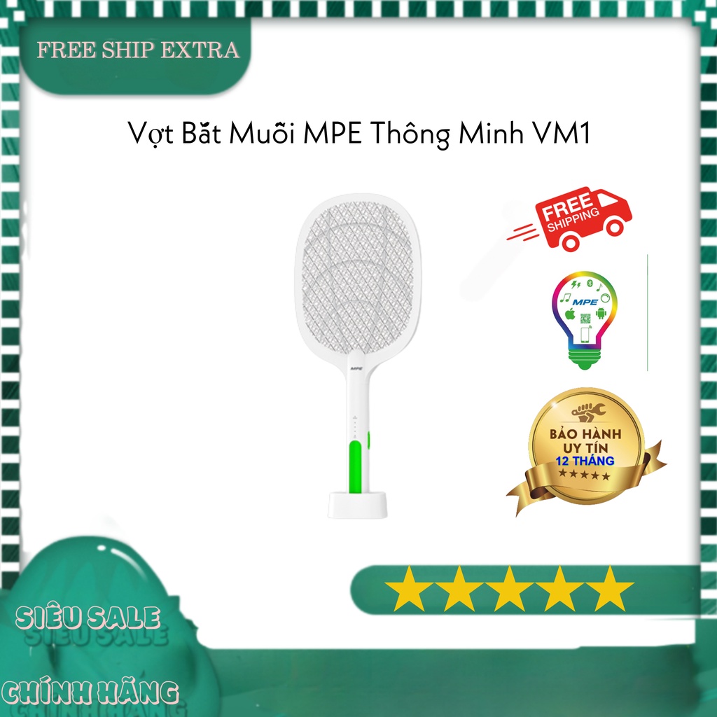 Vợt muỗi MPE sạc rời VM1 , thông minh ,đỉnh cao giá rẻ | Shopee Việt Nam