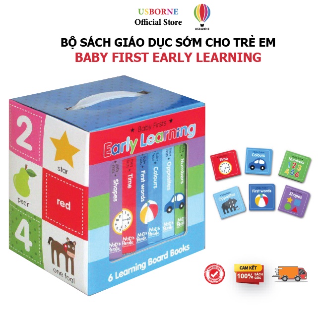 Sách Baby First Early Learning - học số đếm màu sắc hình dạng cho trẻ ...