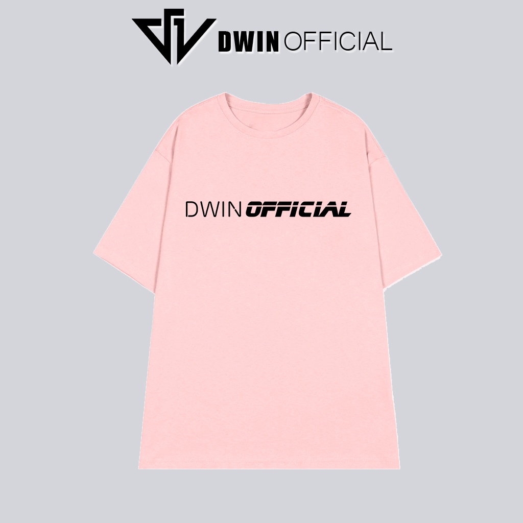 Áo thun tay lỡ local brand in logo Dwin Basic nhiều màu phông basic ...