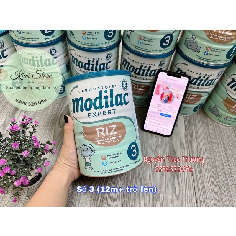 Sữa Modilac Expert Riz cho bé dị ứng đạm sữa bò Pháp 800gr - MixASale