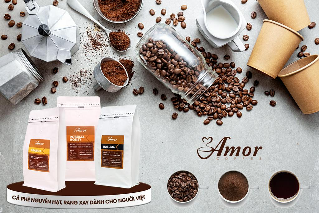 AMOR COFFEE - Cà Phê Rang Xay, Cửa hàng trực tuyến | Shopee Việt Nam