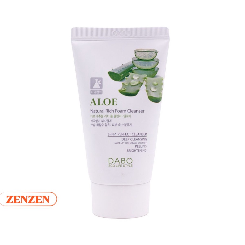 Sữa rửa mặt DABO Lô Hội 3 in 1 cao cấp 60ml | Shopee Việt Nam