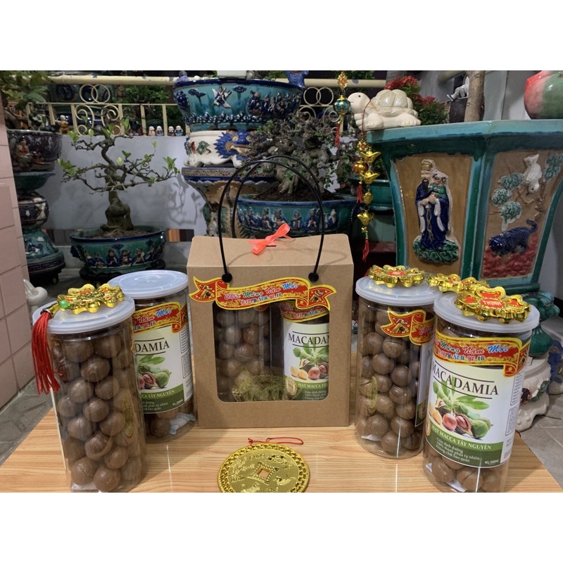 MACCA 500G SIZE >23MM,((MUA 2 HỘP MACCA 500G ĐƯỢC TẶNG 1 GIỎ ĐỰNG QUÀ ...