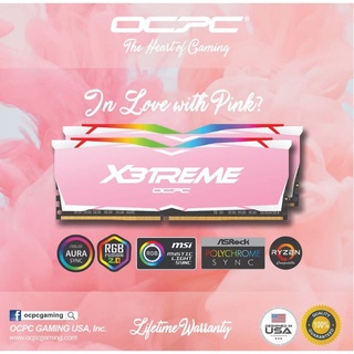 Ram OCPC X3TREME Aura RGB 16GB DDR4 Bus 3200 C16 Pink(2x8GB) | Shopee ...