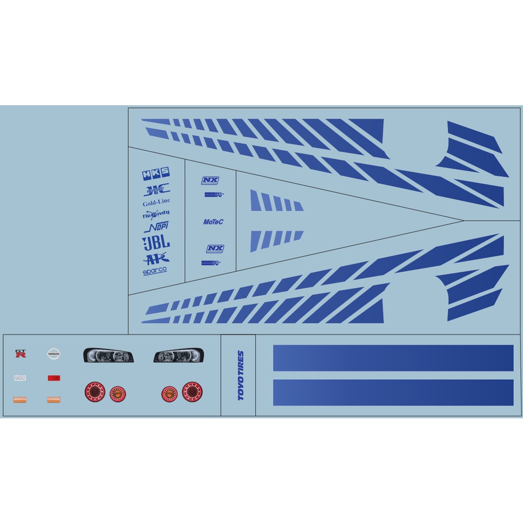 2 Fast 2 Furious Skyline Decals