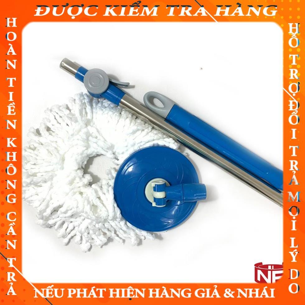 Mua Bộ cây lau nhà thông minh 360 độ tự vắt THC Easy Mop - cây lau inox ...