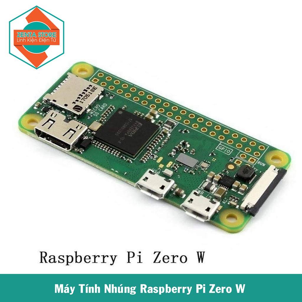 Máy Tính Nhúng Raspberry Pi Zero W | Shopee Việt Nam