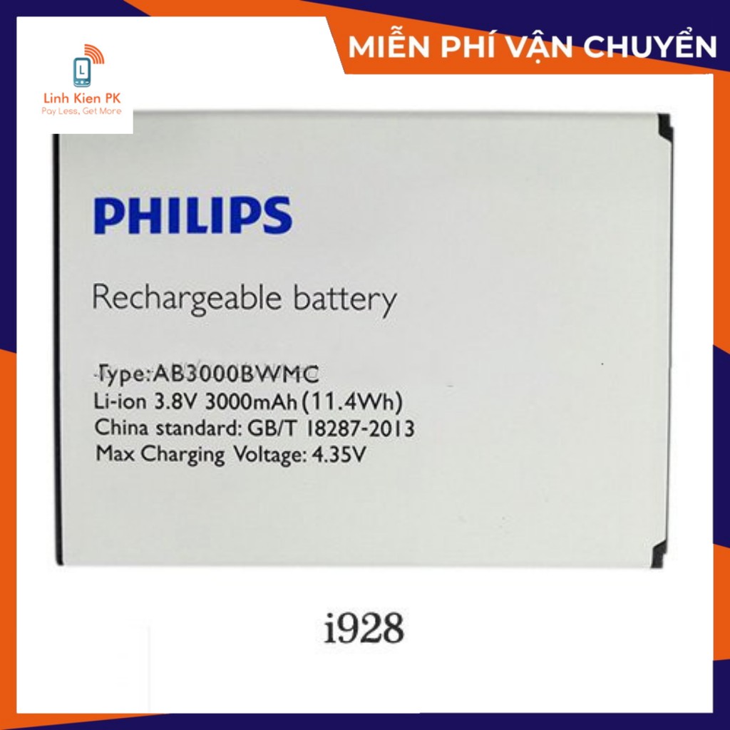 Pin PHILIPS i928 | Shopee Việt Nam