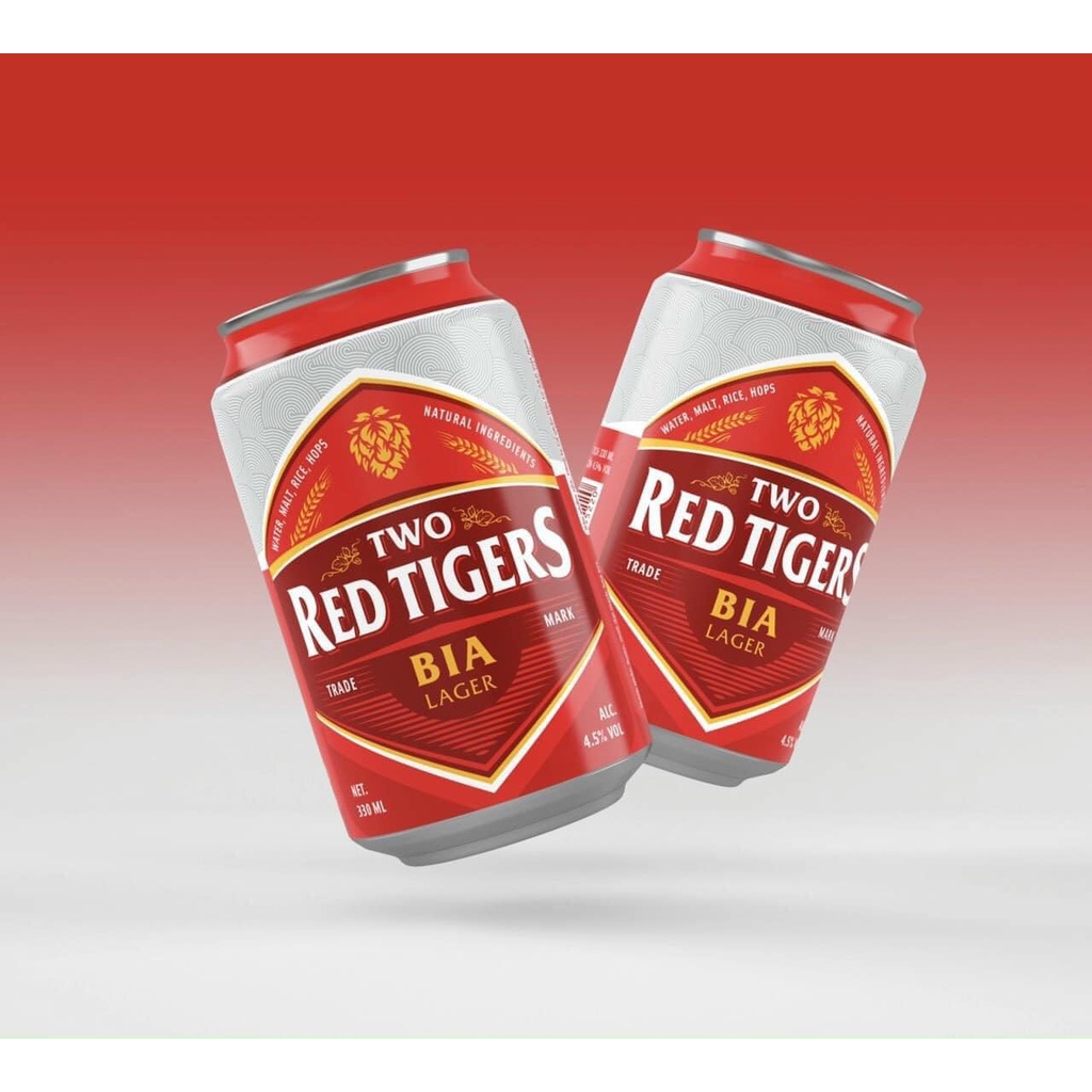 1 thùng bia Two Red Tigers 24 lon 330ml date T4/2023 - Tìm Voucher