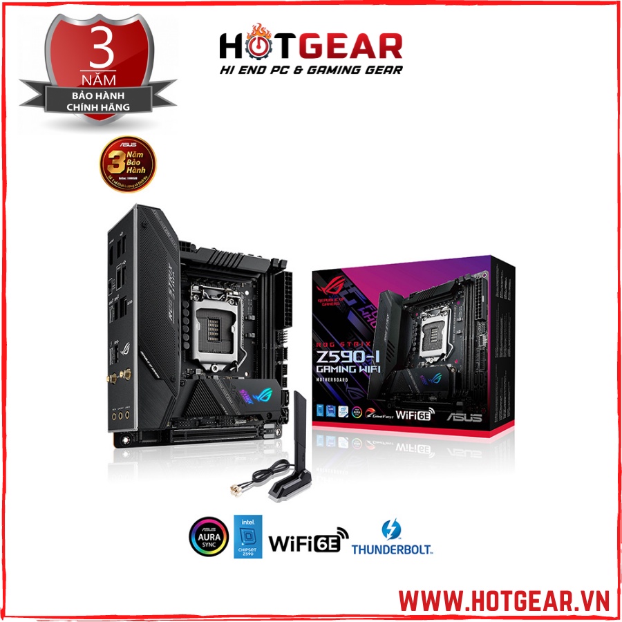 Bo mạch chủ Mainboard ASUS ROG STRIX Z590I GAMING WIFI | Shopee Việt Nam