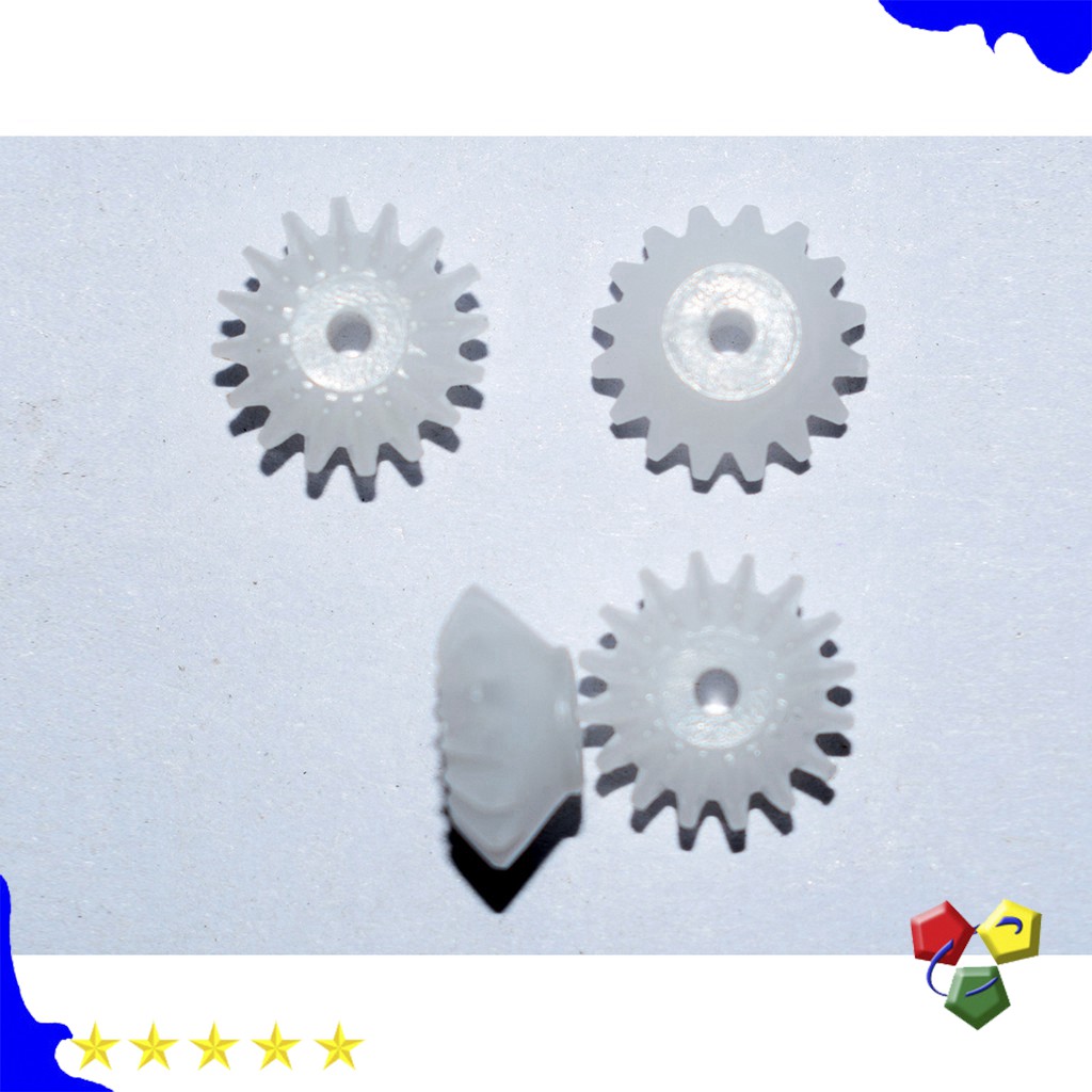 Mua Bánh răng nhựa 90 độ 16 răng lỗ 2mm 4 cái giá rẻ nhất | TecKi.Vn