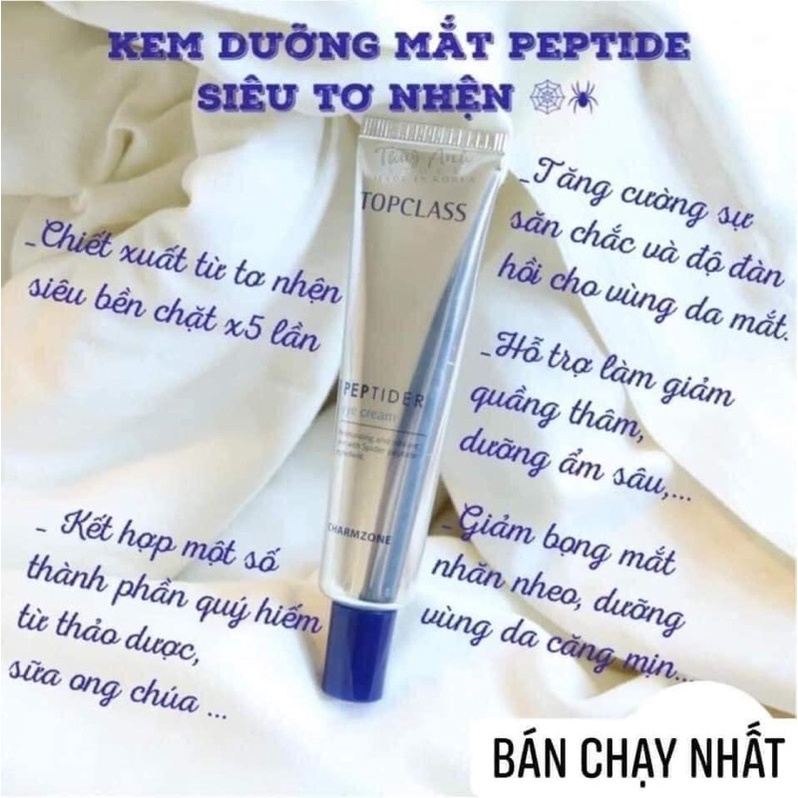 Kem dưỡng mắt Charmzone Top Class Peptider Eye Cream 25ml | Shopee Việt Nam
