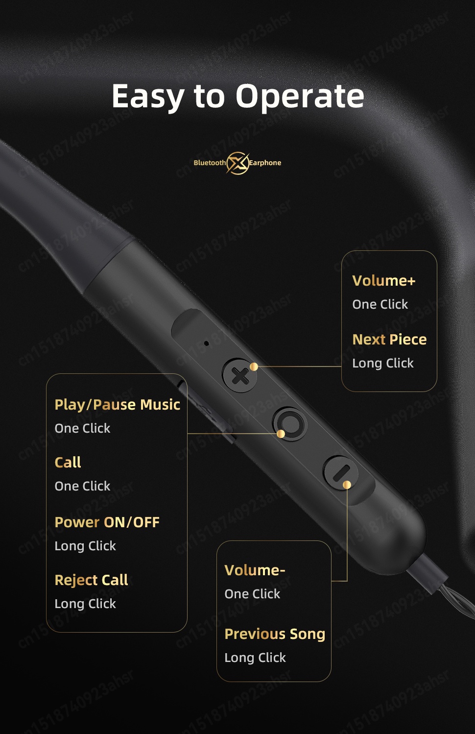 Tai Nghe Bluetooth 5.0 BX-03 Có Nam Châm Chống Ồn Chống Thấm Nước | Shopee Việt Nam