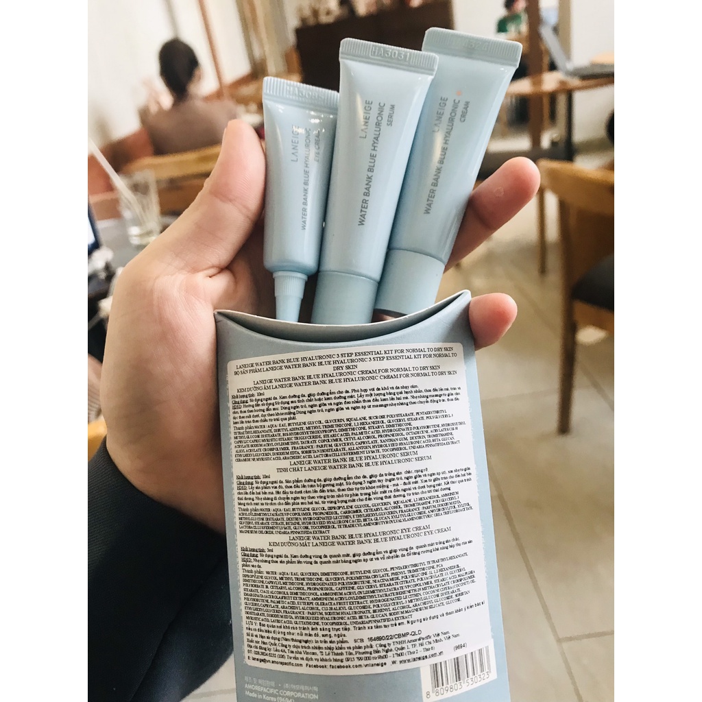 Mua Bộ Kit Dưỡng Da Laneige Water Bank Hydro Kit tinh chất, kem mắt và ...