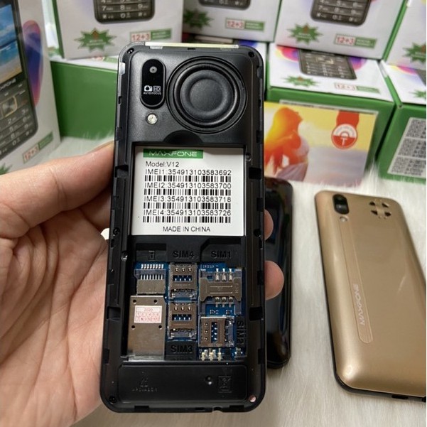 ⚡️[ BÁN LẺ VÀ SỈ ] ĐIỆN THOẠI MAXFONE V12 4 SIM 4 SÓNG ONLINE 🔥 Giá Tốt ...