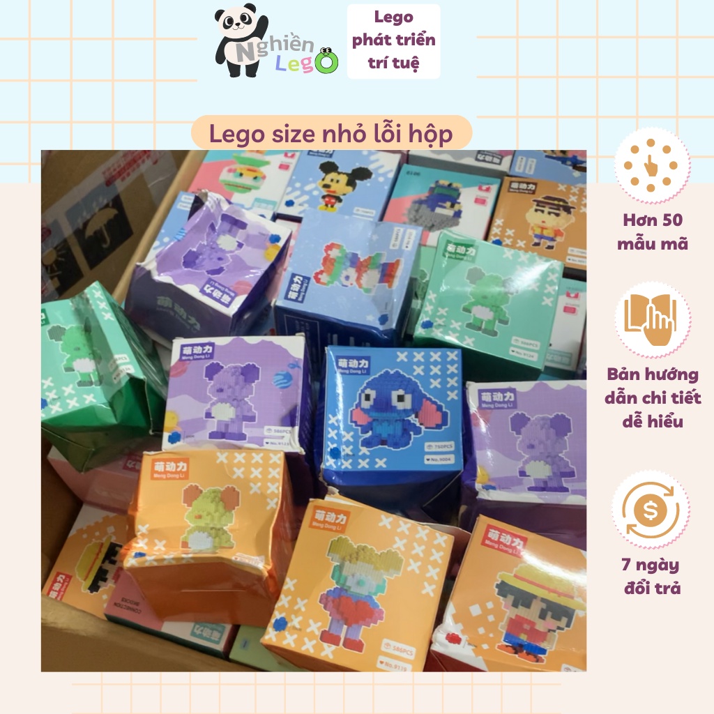Mua Lego mini đồ chơi cho bé mô hình lắp ráp xếp hình cho bé size nhỏ ...