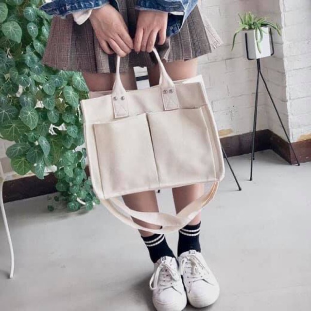 Túi tote canvas chất lượng cao | Shopee Việt Nam