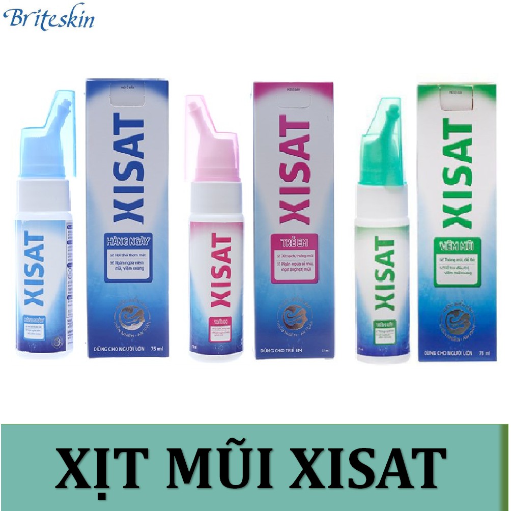 Nước Biển Sâu Xịt Mũi Xisat (Chai 75ml) | Shopee Việt Nam