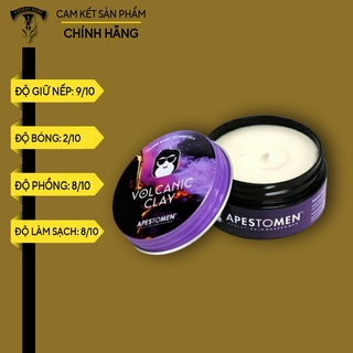 Sáp vuốt tóc nam, Sáp Volcanic Clay chính hãng + Gôm xịt tóc volcanic ...