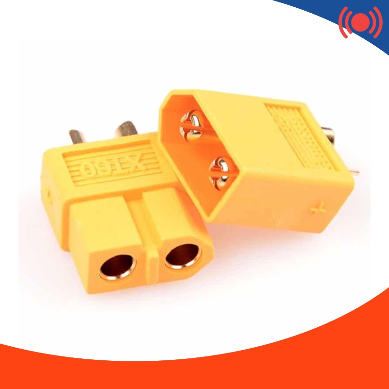 Giắc / Jack cắm pin XT60 XT60H của tàu, xe, máy bay điều khiển từ xa (cặp đực cái) | Shopee Việt Nam