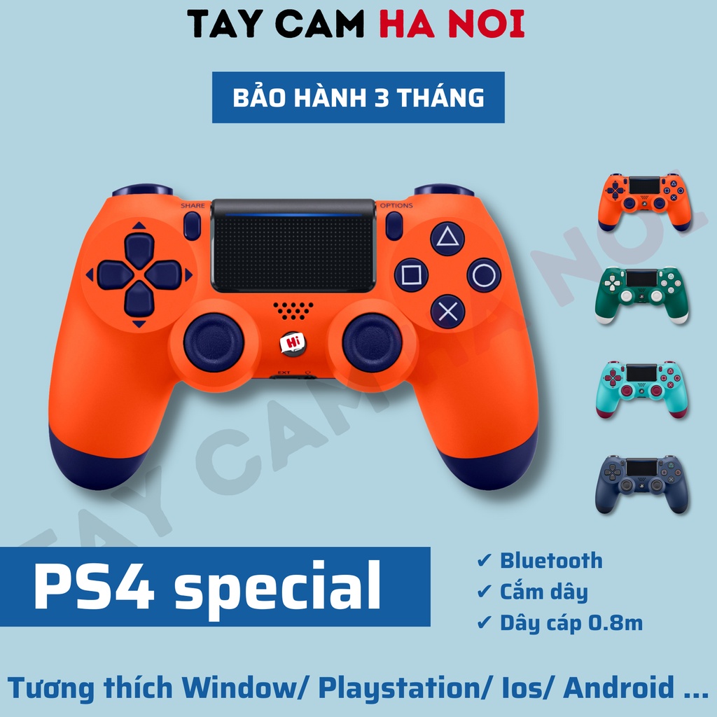 Tay cầm PS4 special tay cầm chơi game có dây không dây Bluetooth cho pc ...