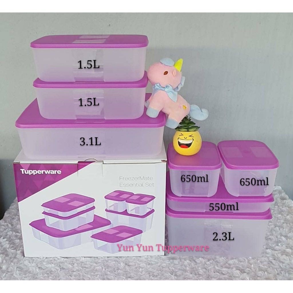 Bộ Hộp Trữ Đông Tupperware Essential Freezermate Fit 7 - MixASale