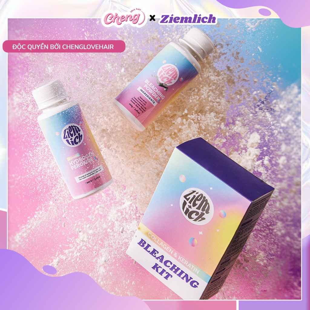 Thu c T y T c ZIEMLICH Bleaching Powder Collagen Keratin T y C c m
