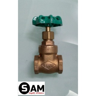 Van nước đồng DN25 - van cổng Toyo | Shopee Việt Nam