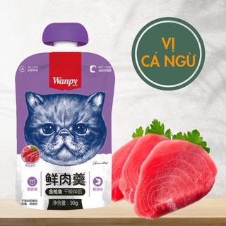 PATE WANPY NẮP VẶN TIỆN LỢI CHO MÈO 4 VỊ HẤP DẪN | Shopee Việt Nam