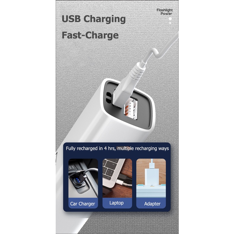 Mua SmilingShark 617A Đèn pin mini có thể sạc lại USB dẫn đèn pin sáng ...