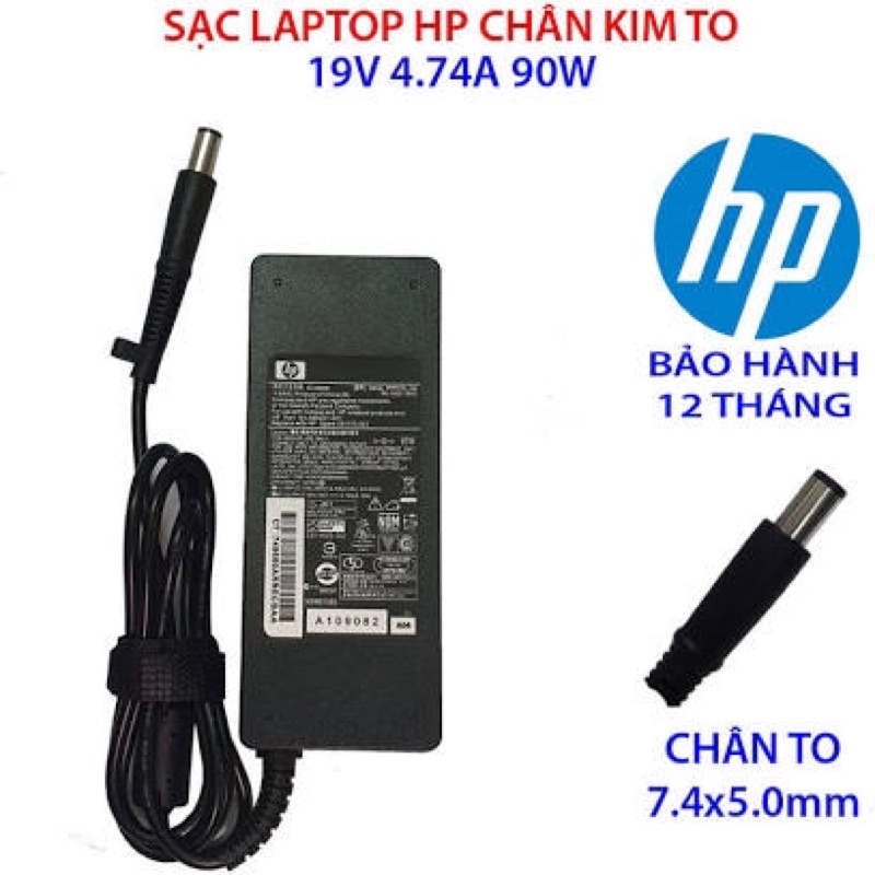 sạc HP zin chan kim to 19v 4,74A 90w | Shopee Việt Nam