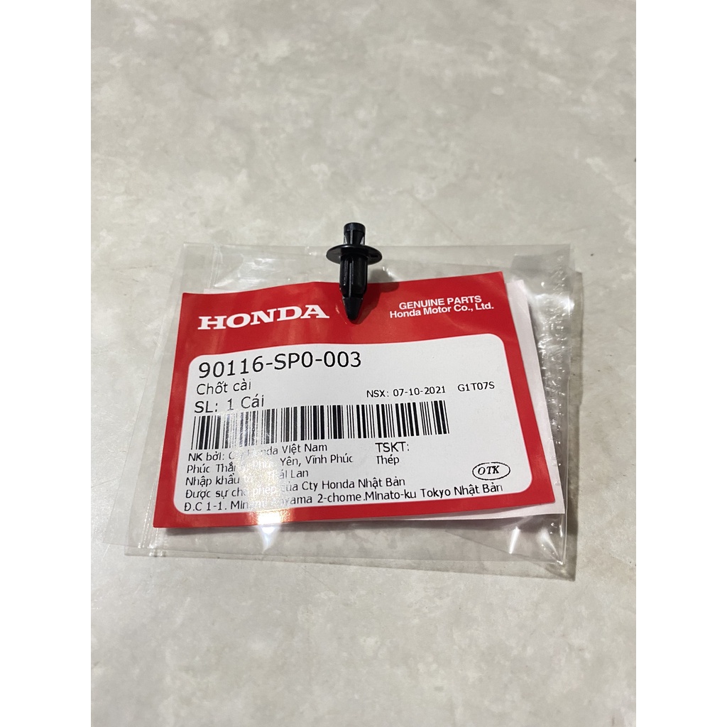 Mua Chốt nhựa bấm cài dàn áo (Bộ nhựa) Honda 6mm. 90116SP0003 giá rẻ ...