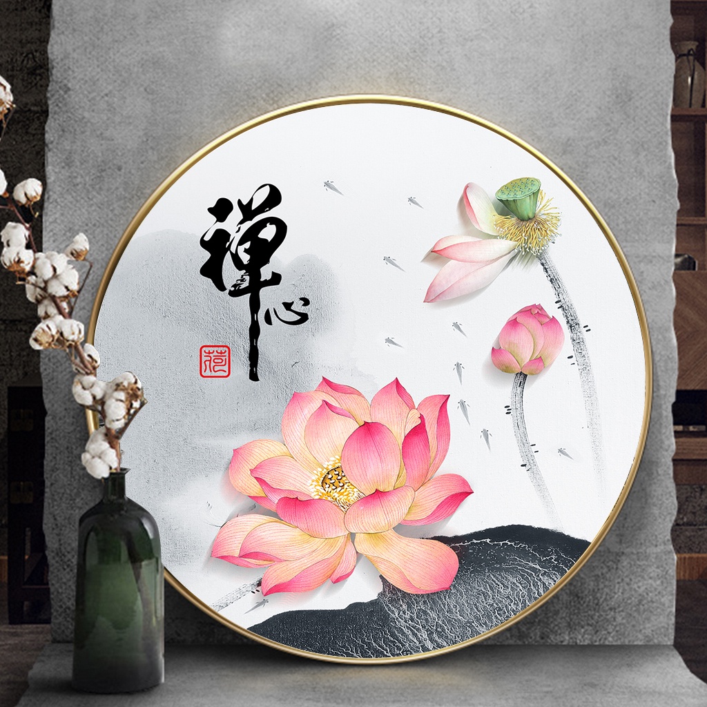 Mua Tranh hoa sen treo tường cực sang chất liệu tráng gương siêu sáng ...