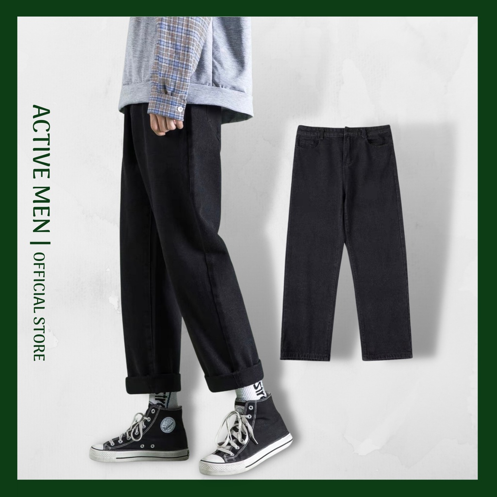 Quần Jean Nam Beggy Phong Cách Hàn Quốc JBGT- Quần Bò Baggy Rộng màu ...