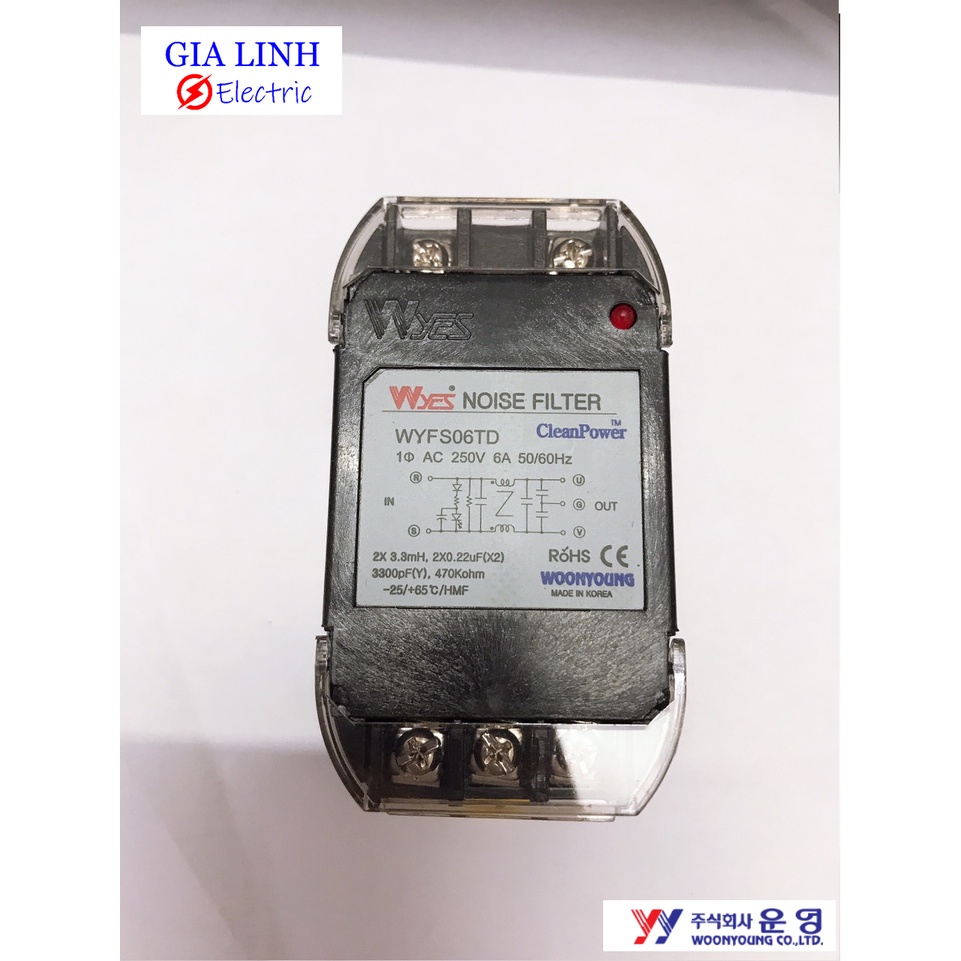 Bộ lọc nhiễu điện - WYFS06TD -- WOONYOUNG | Shopee Việt Nam