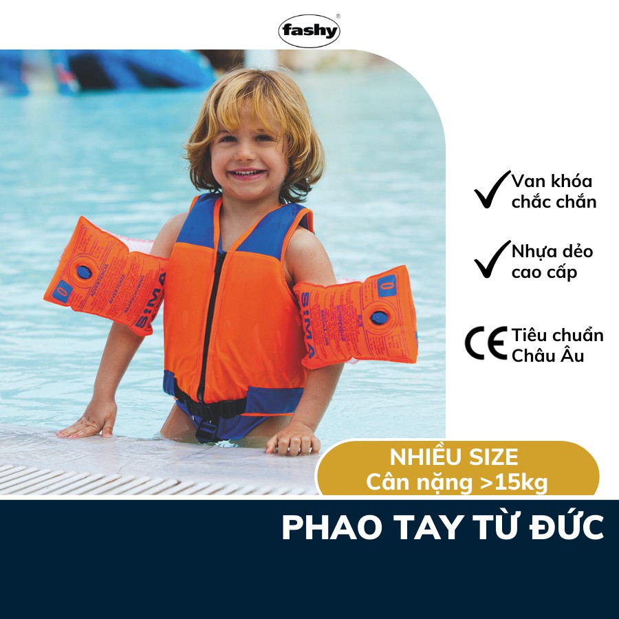 Mua Phao tay trẻ em tập bơi nhập khẩu từ Đức Fashy, size phù hợp cân ...