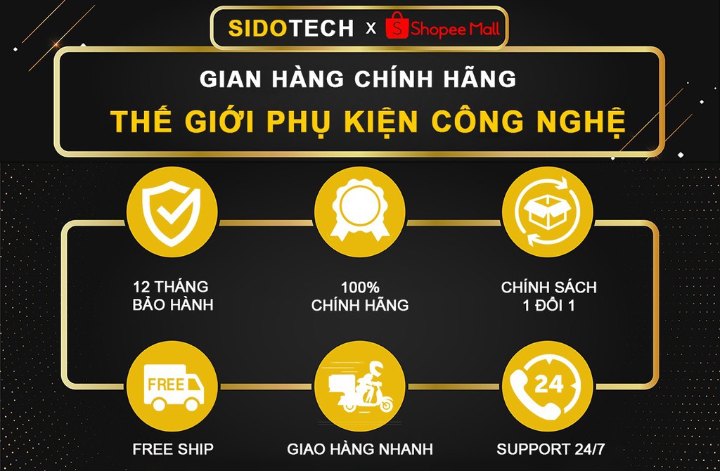 Sidotech Official Store - Cửa Hàng Online Chính Hãng | Shopee Việt Nam