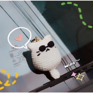 Mô hình mèo len móc Gojo Satoru dễ thương Jujutsu Kaisen | Shopee Việt Nam