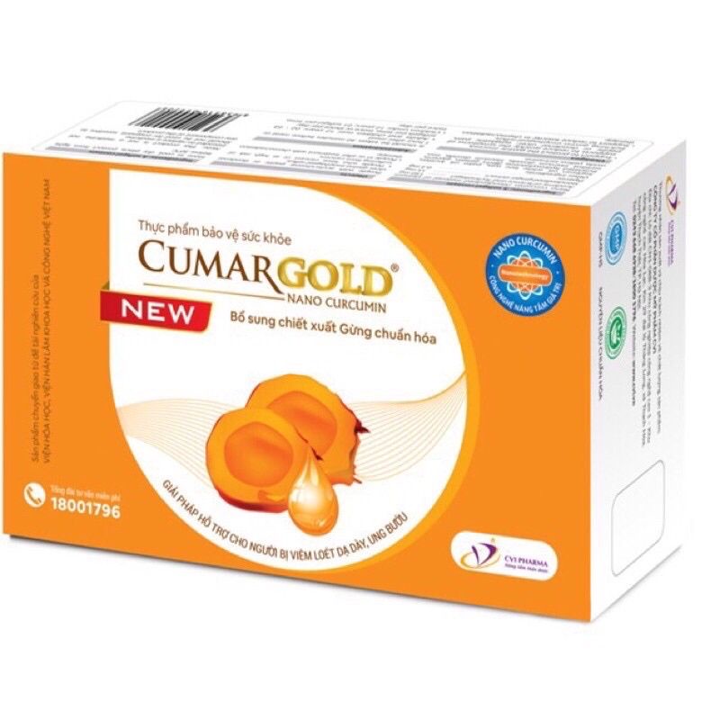 Viên Uống CUMAR GOLD NEW ( hỗ trợ cho người bị viêm loét dạ dày, ung ...