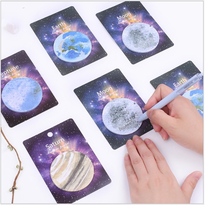 Mua Giấy note hình các tiểu hành tinh [ Đơn 200k tặng Sticker/Quạt bỏ ...