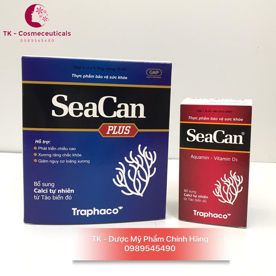Mua (CHÍNH HÃNG) SeaCan Plus / Seacan Bổ Sung Canxi Tự Nhiên Từ Tảo ...