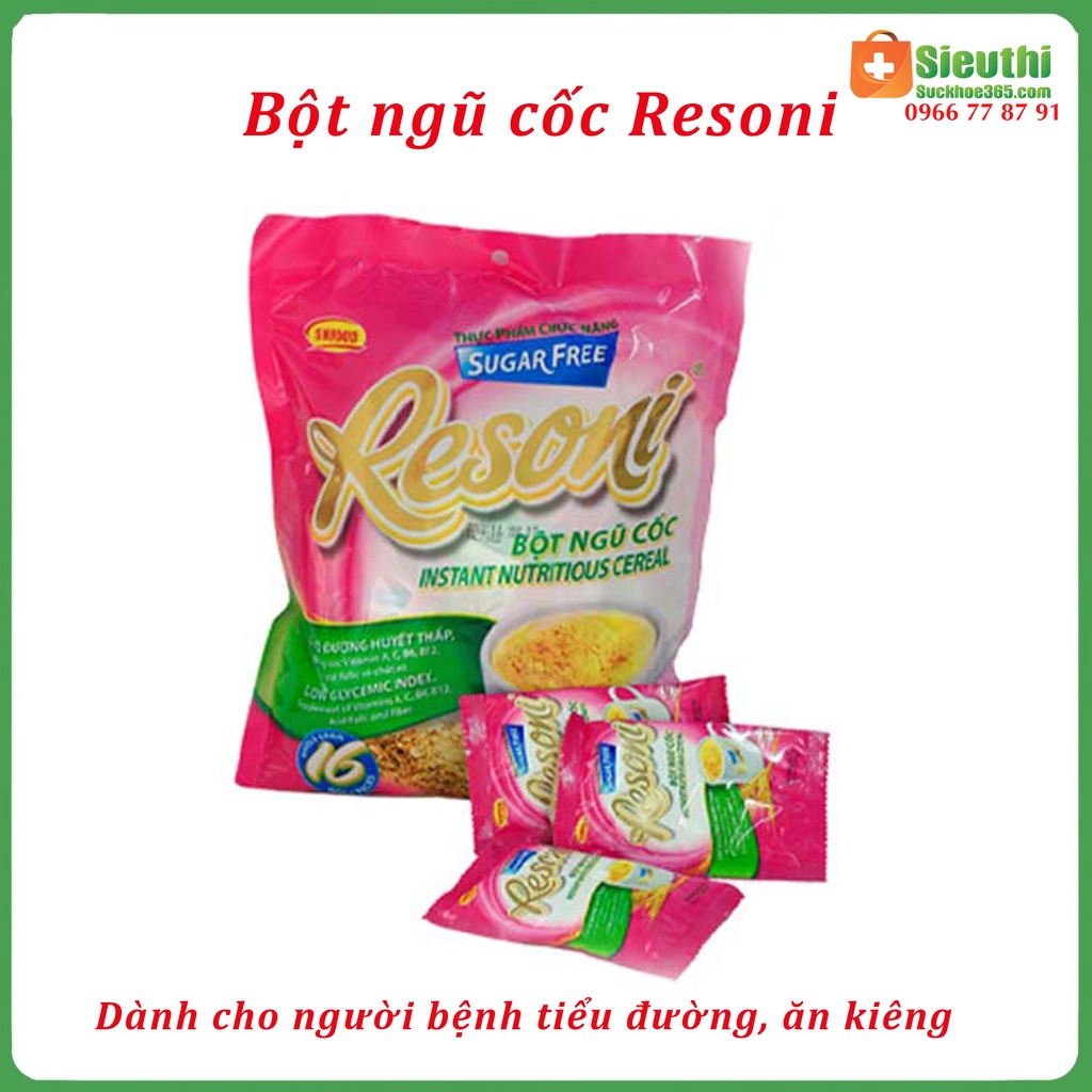 Mua Bột ngũ cốc Resoni cho người tiểu đường ăn kiêng túi 400g Siêu Thị ...