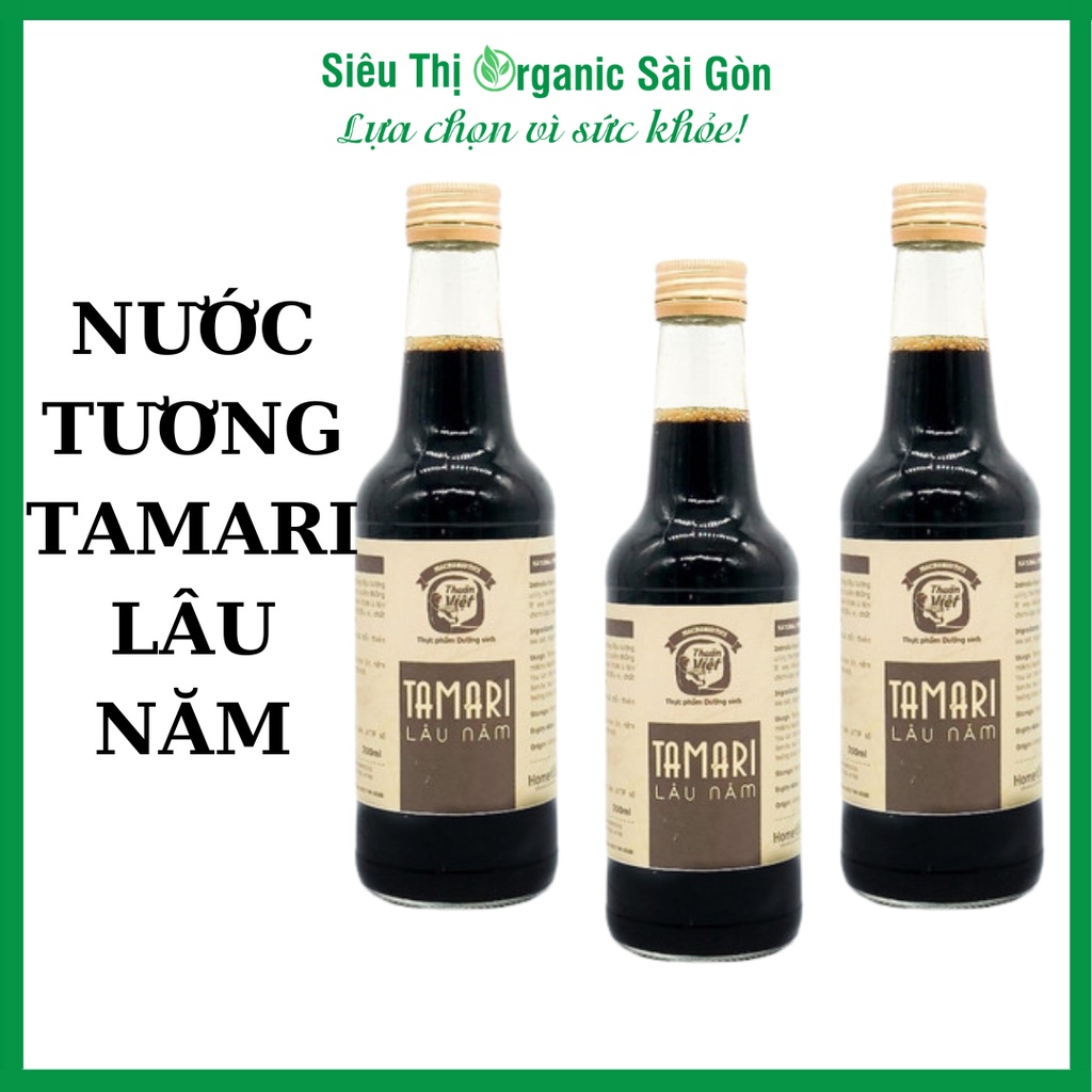 Nước tương Tamari lâu năm tamari Homefood 300ml tamari thực dưỡng thuần ...