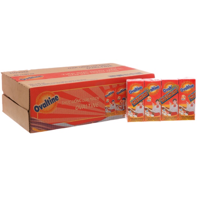 THÙNG 48 HỘP SỮA OVALTINE SOCOLA 180ML | Shopee Việt Nam