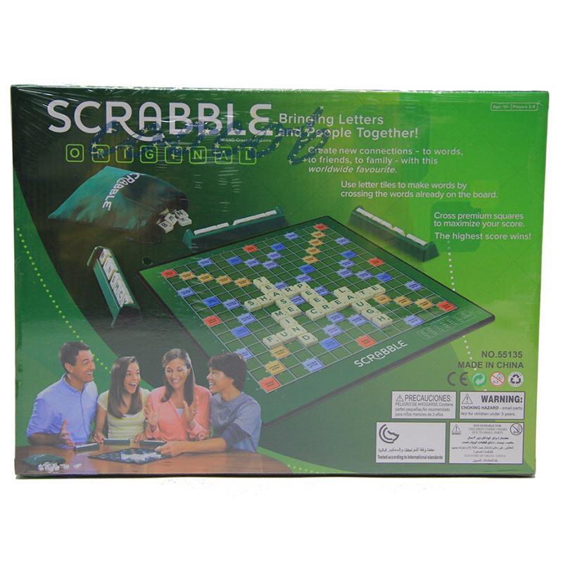 Classic Plastic Alphabet Game Scrabble Learning English Kids ...