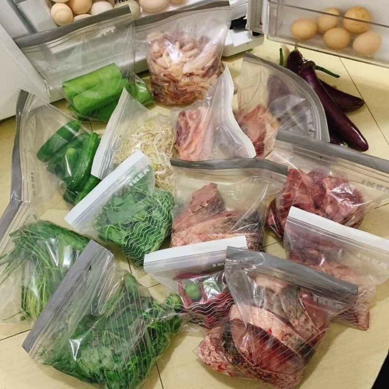 Túi zip lock Ikea Istad (Hộp 50 chiếc) CHÍNH HÃNG IKEA THỤY ĐIỂN ...