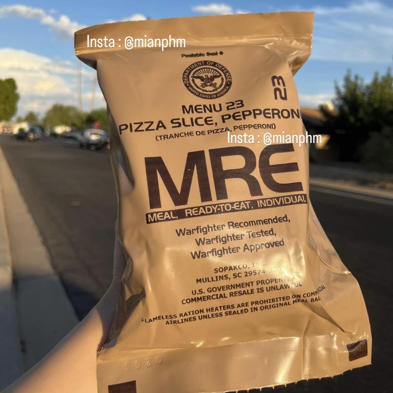 Mua MRE quân đội Mỹ, đồ ăn quân đội của lính mỹ ( Set B từ menu 13-24 ...