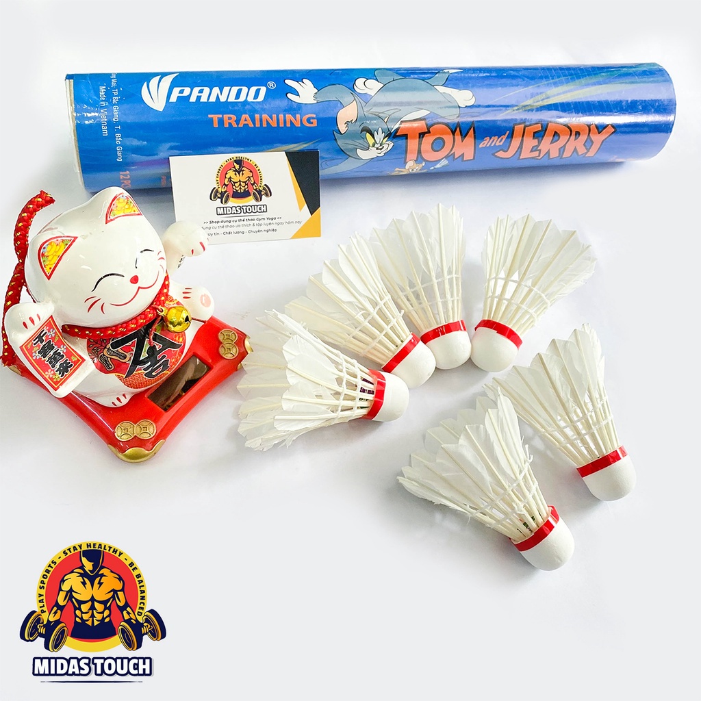 Mua Ống Cầu Lông Vũ Pando Tom and Jerry Giá Rẻ 6 trái 12 - Phù Hợp ...